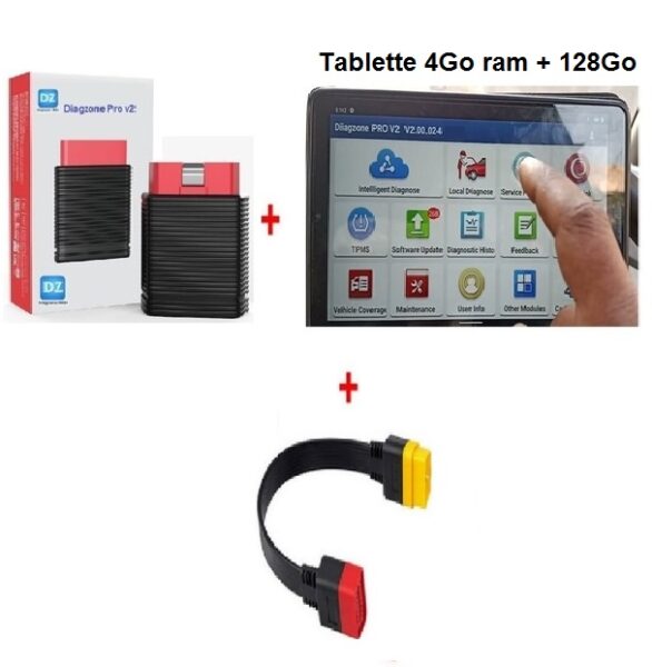 valise diagnostic multimarques auto et poids lourd